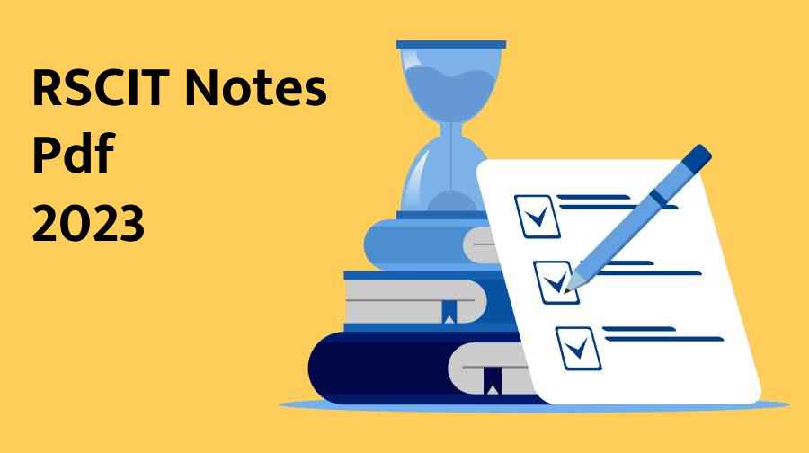 RSCIT Notes Pdf 2023 in hindi